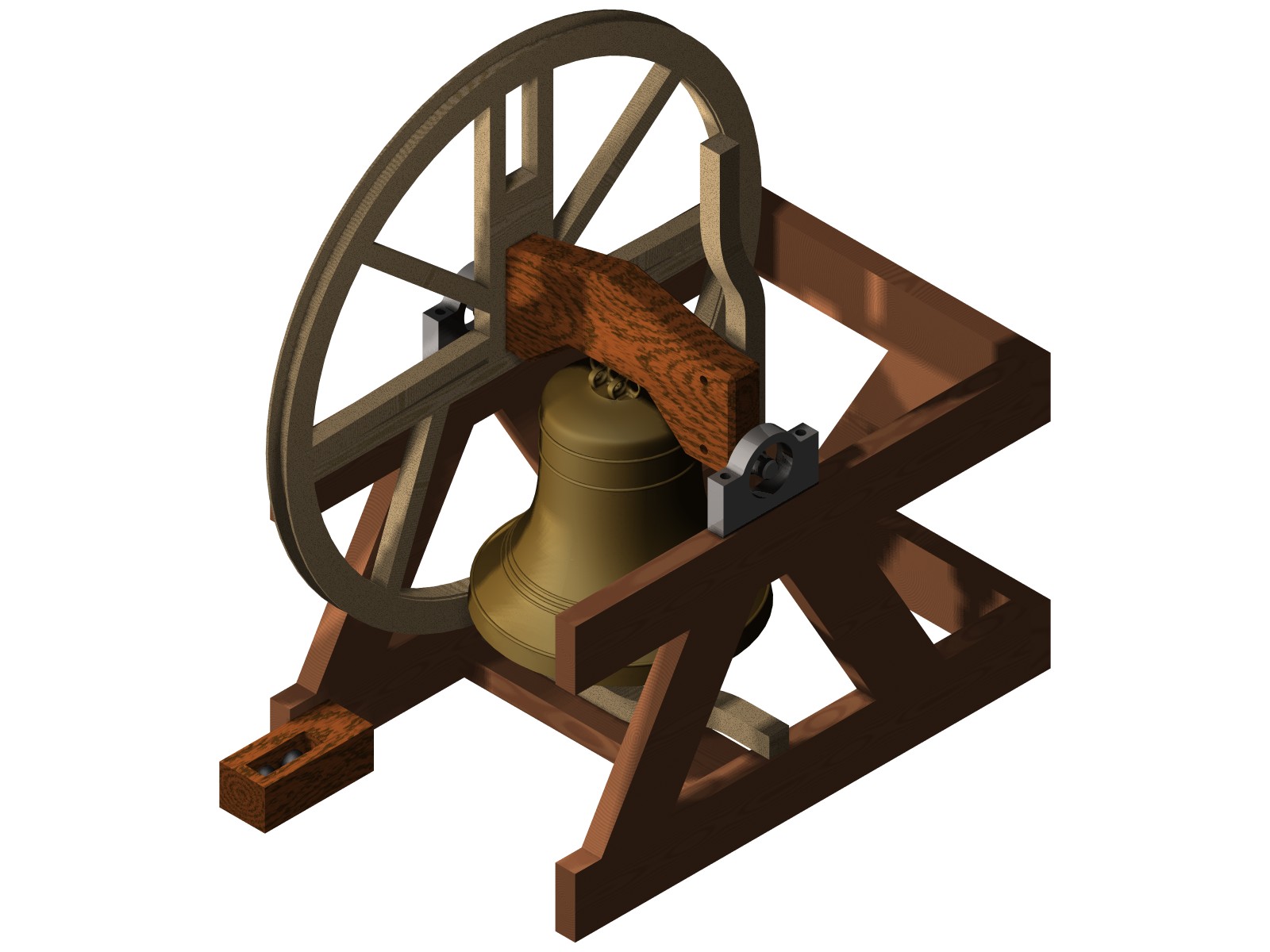 Church Bell with frame by leadinglights | Download free STL model ...