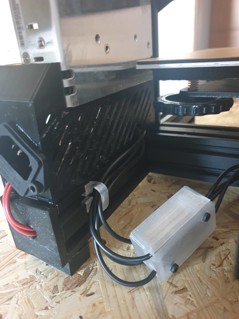 Creality Ender 3 v2 - Vertical PSU with stock parts by oltdaniel ...