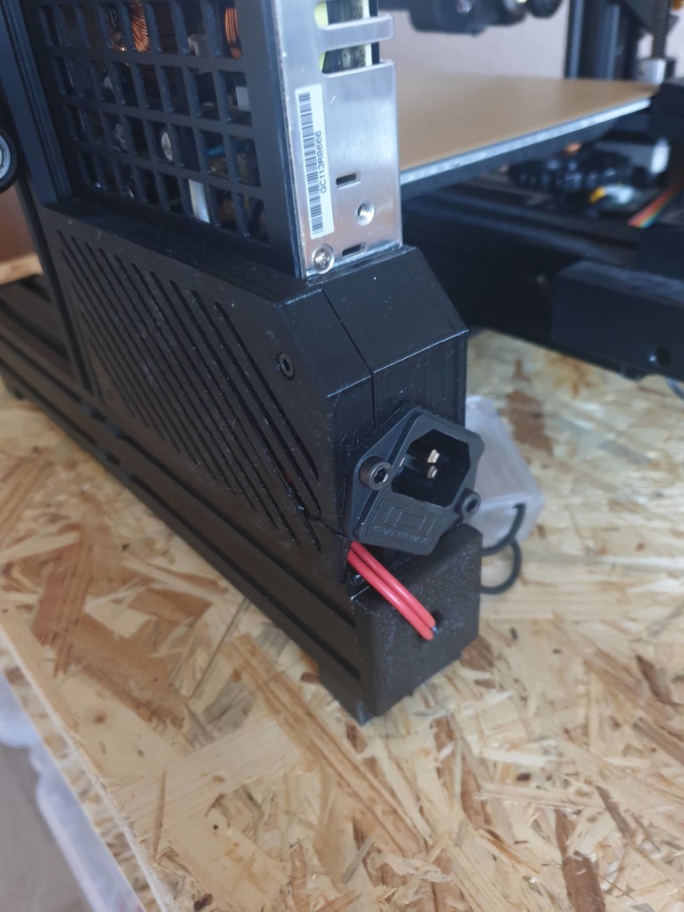 Creality Ender 3 v2 - Vertical PSU with stock parts by oltdaniel ...