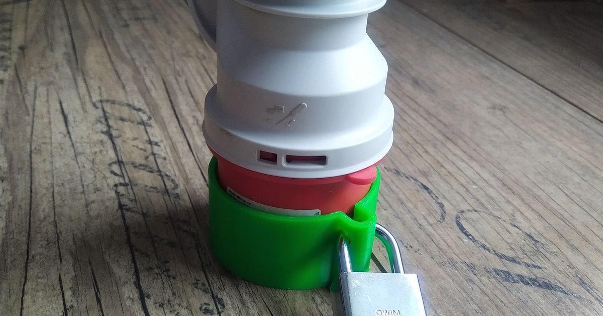 Safety lock for 32A electric plug by Zoid | Download free STL model ...