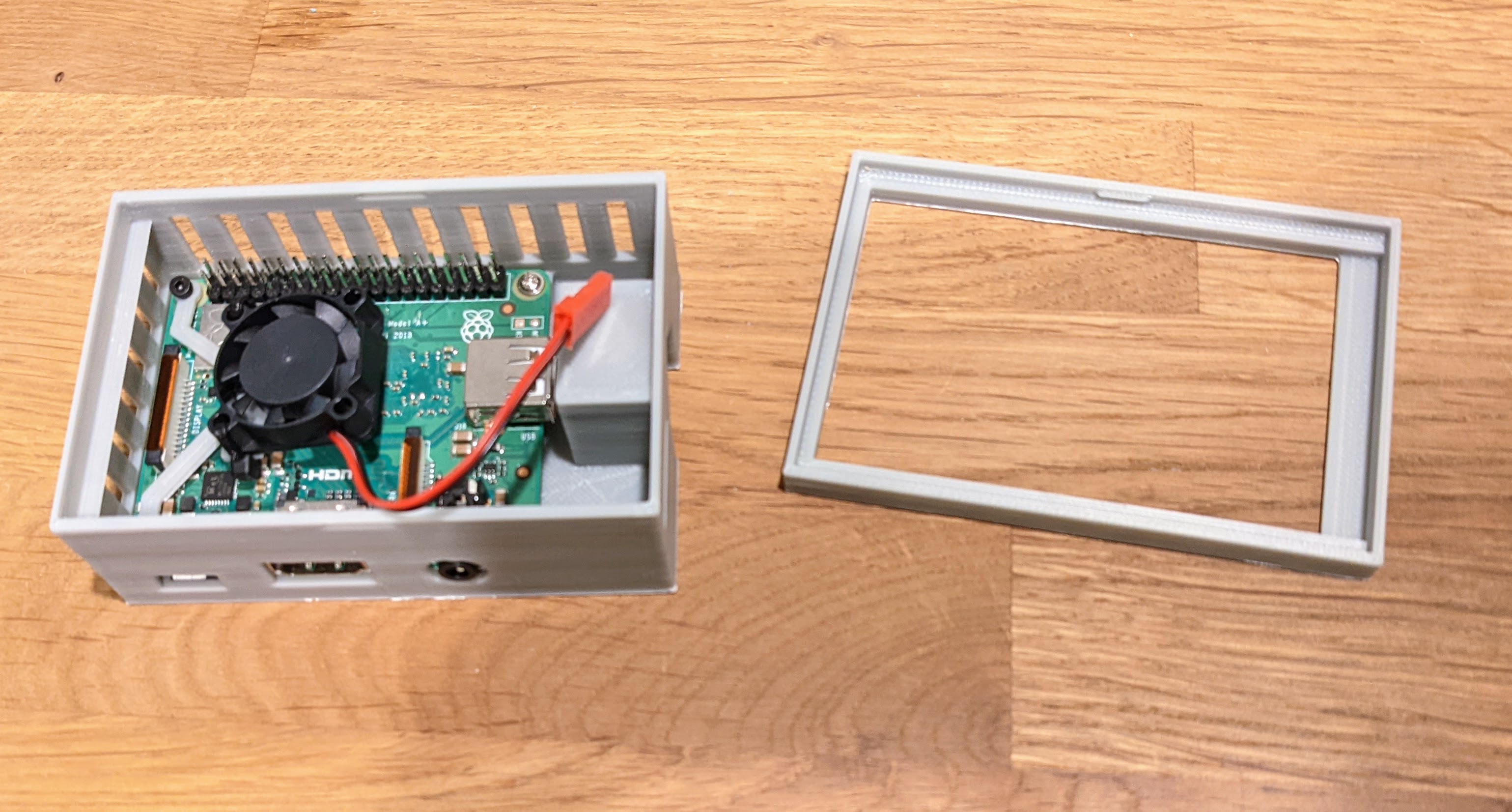 Raspberry Pi 3A case for 3.5 inch touchscreen by MortalWombat ...