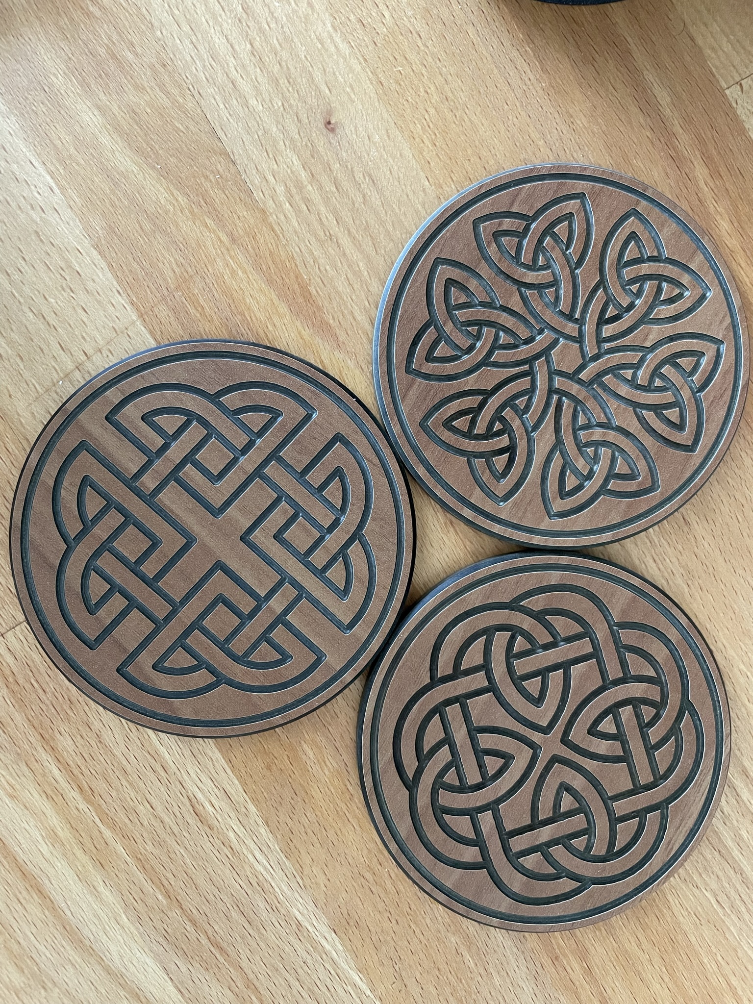 Generic Coaster holder (with 3 Celtic coaster designs) by PjotrStrog ...