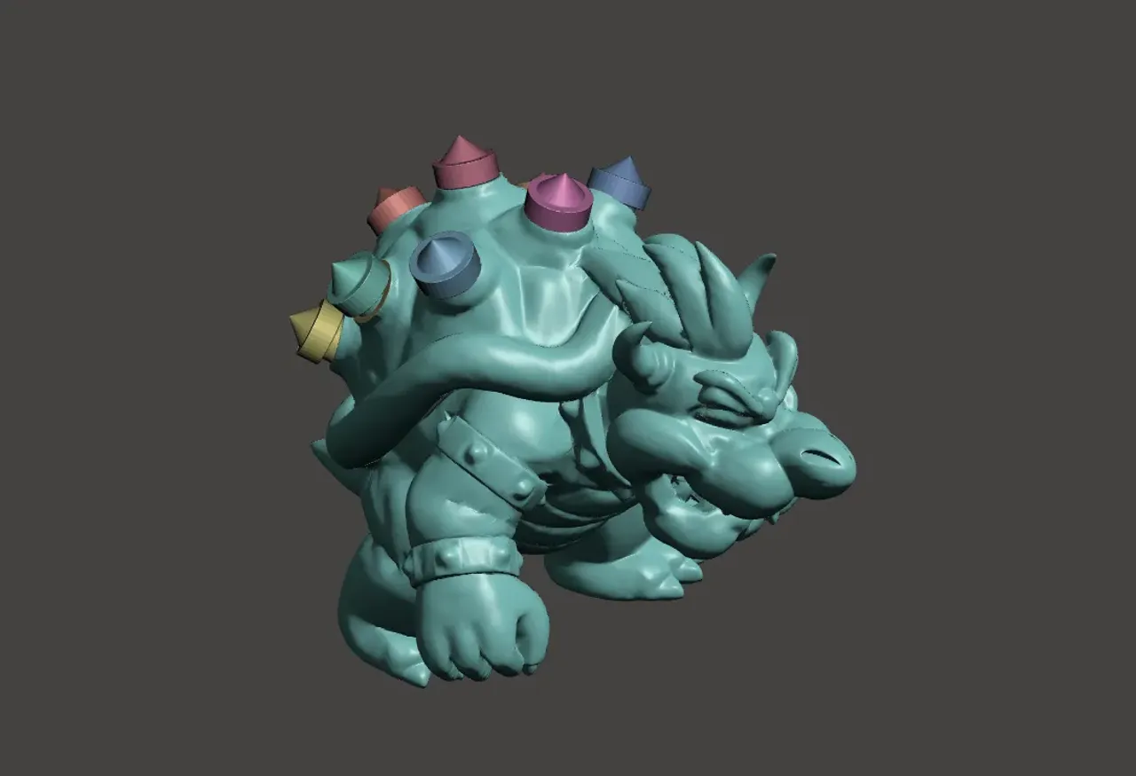 Bowser Nozzle Stand by Linksu3D | Download free STL model | Printables.com
