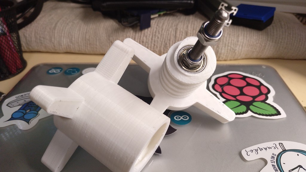 Eje roscado bobina filamento by Nandito | Download free STL model ...