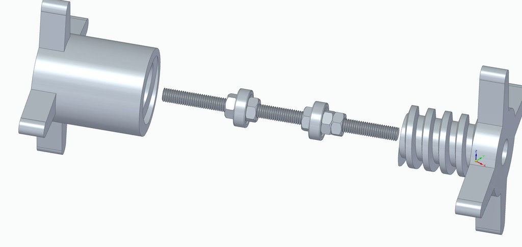 Eje roscado bobina filamento by Nandito | Download free STL model ...