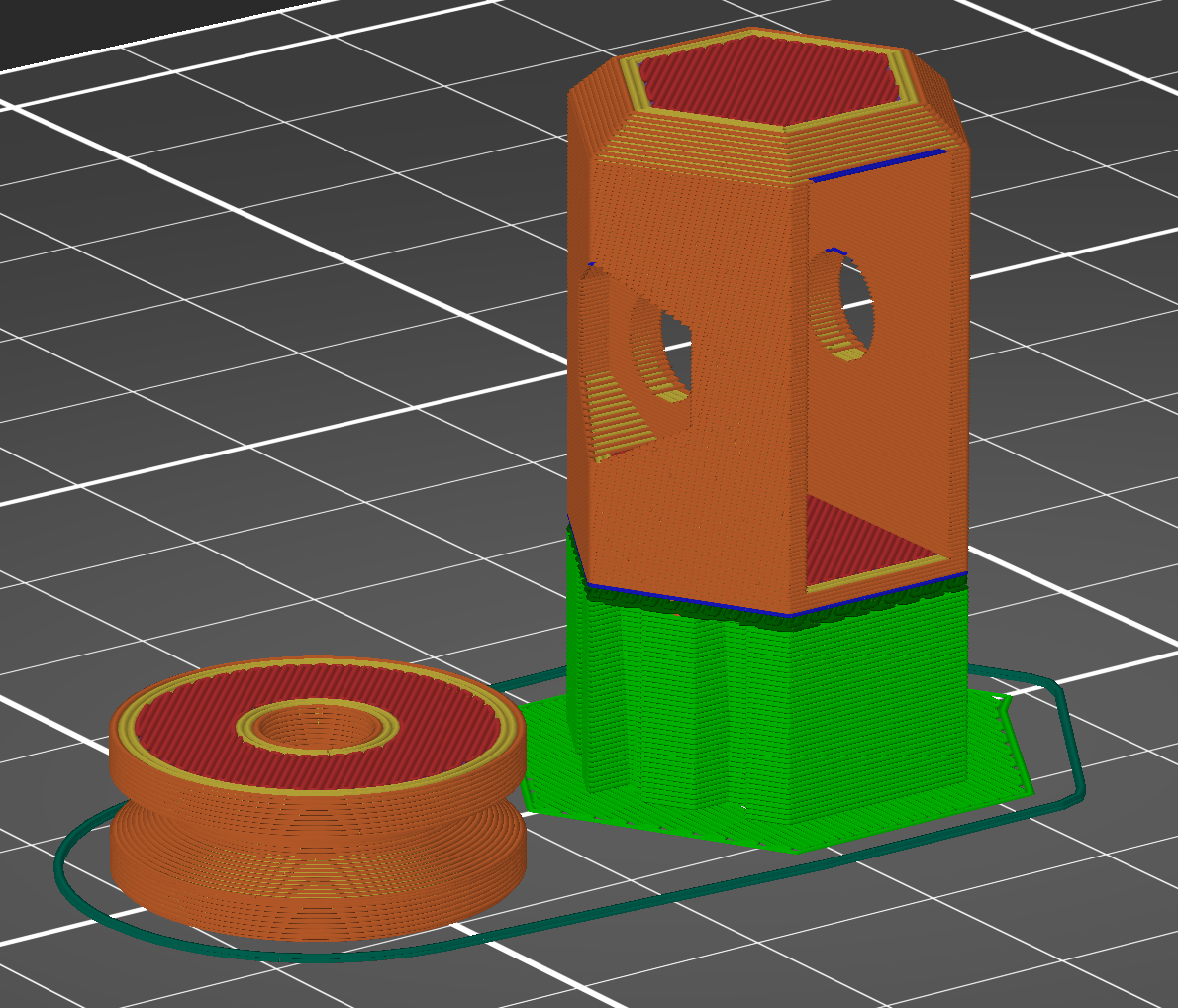 Prusa Z-Axis Filament Swivel Pulley by Chris | Download free STL model ...