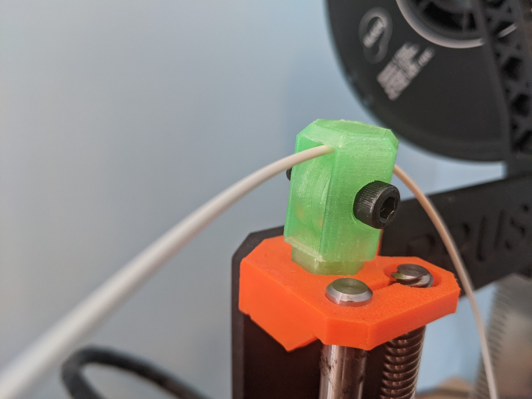 Prusa Z-Axis Filament Swivel Pulley by Chris | Download free STL model ...