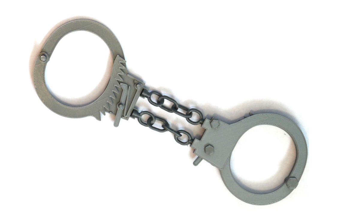 Keyless Toy Handcuffs – Fully Printable by PapaBravo | Download free ...