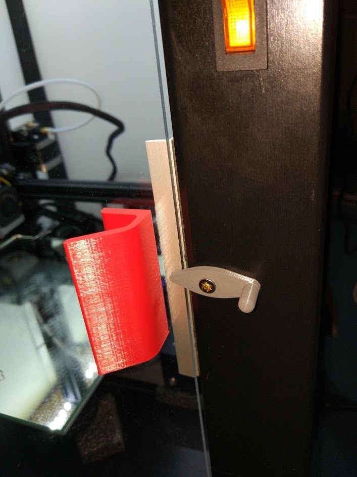 IKEA LACK enclosure door lock latch by Asalas88 | Download free STL ...