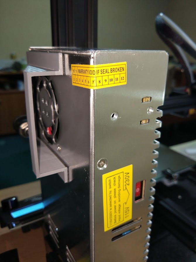 Ender 3 PSU fan cover by Asalas88 | Download free STL model ...