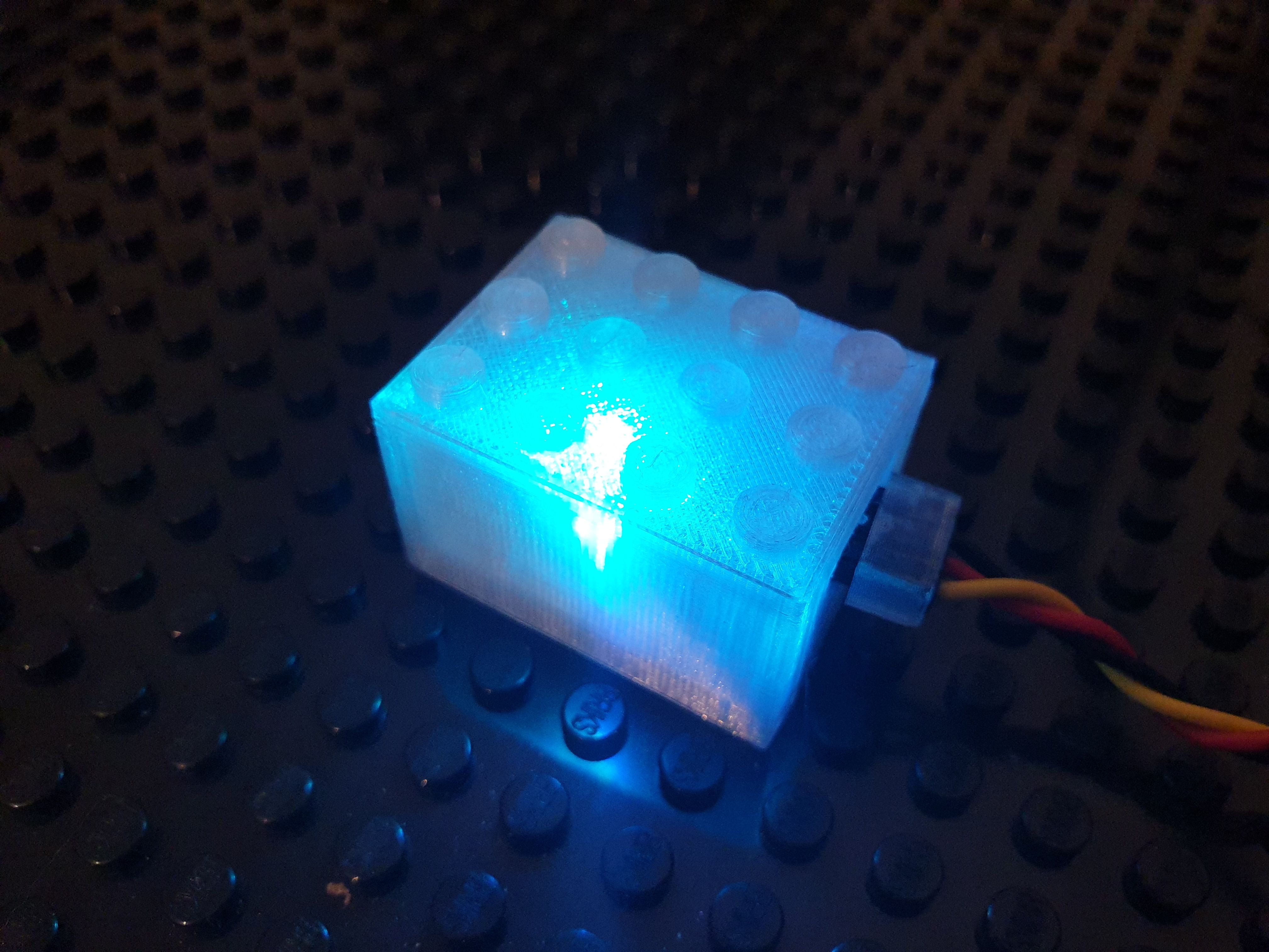 RGB Light Block LEGO compatible by machineblocks | Download free STL ...