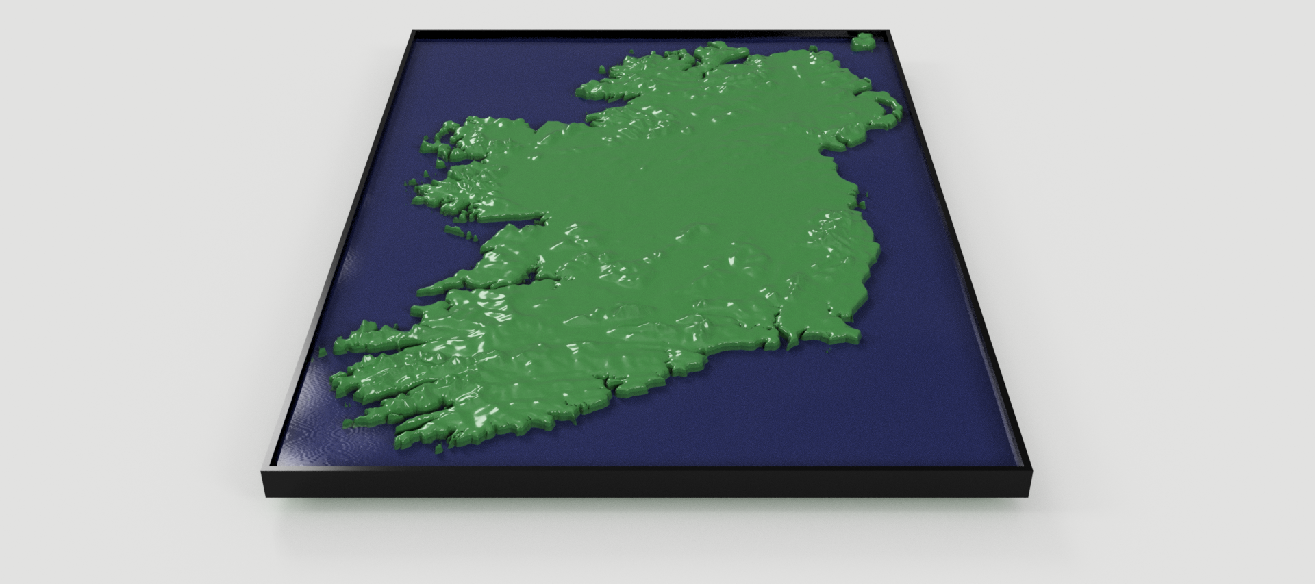 Ireland Topo Map par DF78 | Téléchargez gratuitement un modèle STL ...