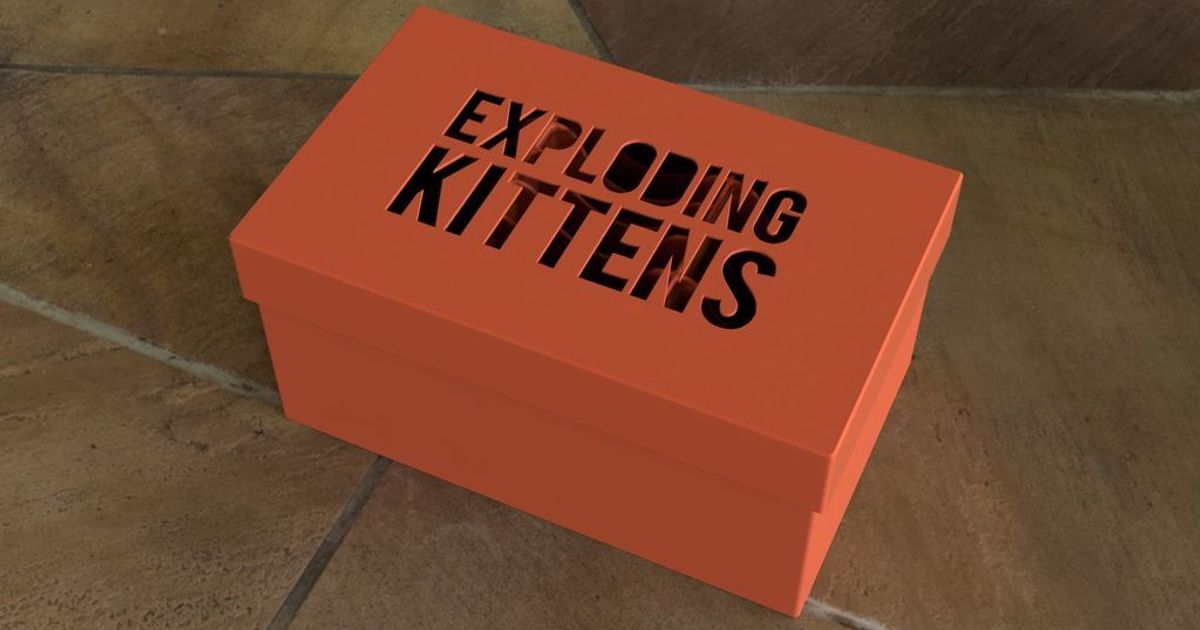 Exploding Kittens Storage Box por kap42 | Descargar modelo STL gratuito ...