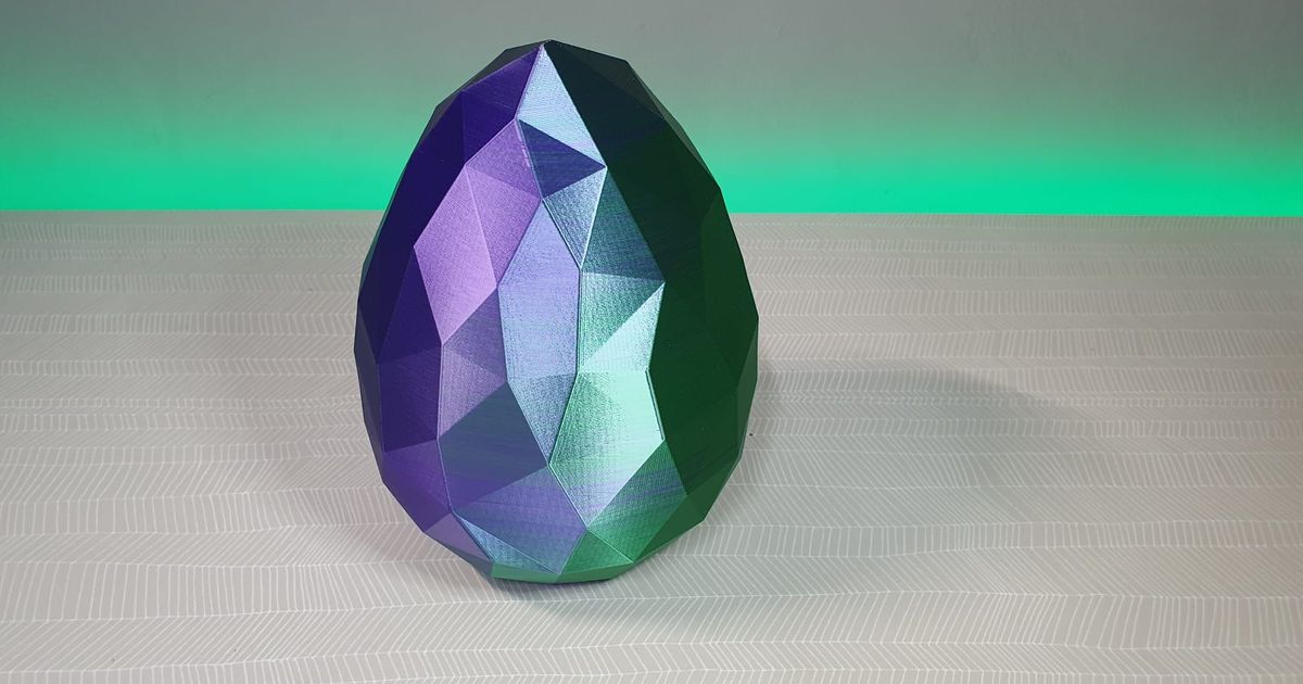 Crystal Egg by WF3D | Download free STL model | Printables.com