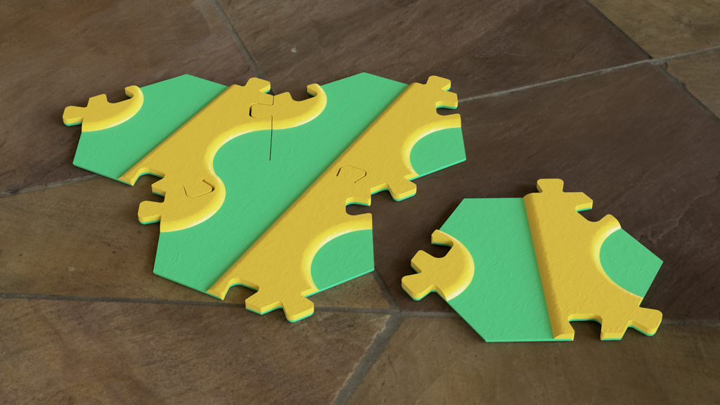 Palago Tile, Interlocking by kap42 | Download free STL model ...