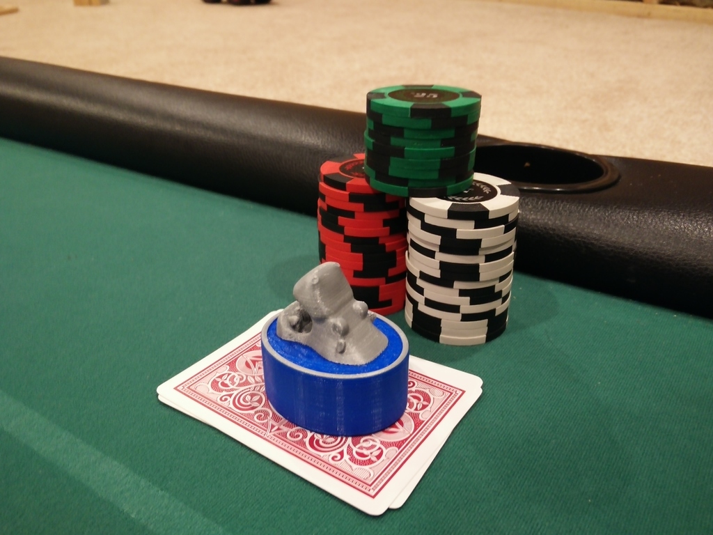 Hippo Attack Poker Card Capper by UWcharlie1983 | Download free STL ...