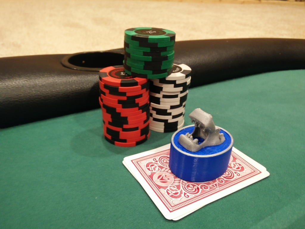 Hippo Attack Poker Card Capper by UWcharlie1983 | Download free STL ...