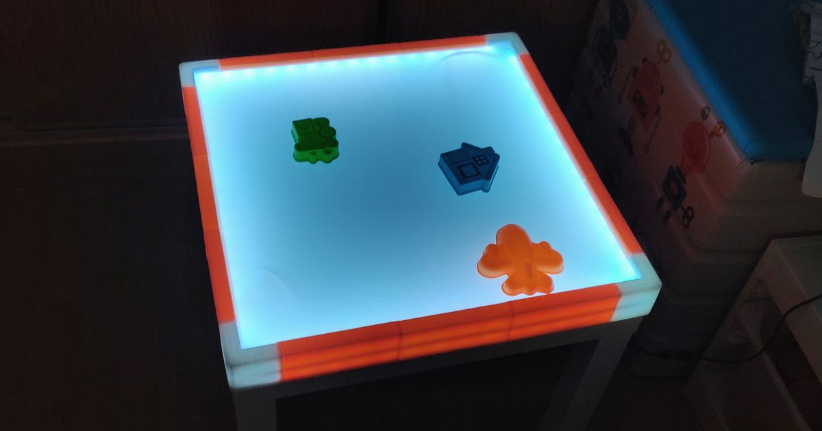 LED Light table by Juanfra | Download free STL model | Printables.com