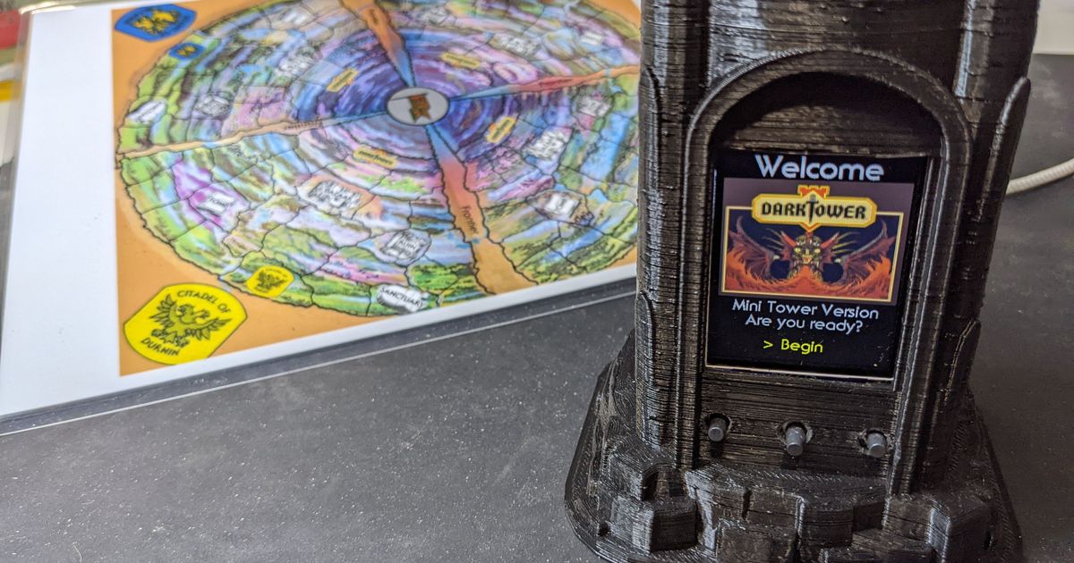 Mini Dark Tower by MightyStudios | Download free STL model | Printables.com