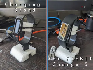 Fitbit Charge 5 Charging Stand by Johannes E | Download free STL model ...