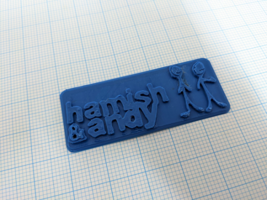 Hamish and Andy Logo by SteveW91 | Download free STL model | Printables.com