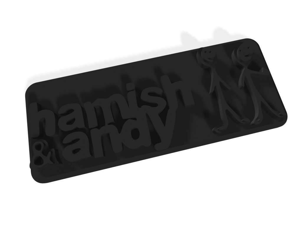 Hamish and Andy Logo by SteveW91 | Download free STL model | Printables.com