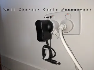 Wall mount cable-management by Maxim Shchetynin | Download free STL model | Printables.com