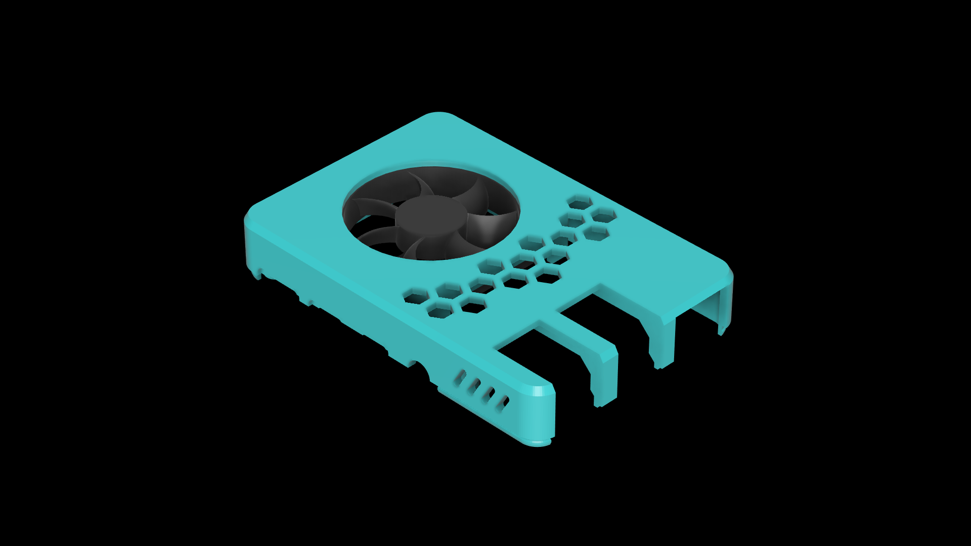 Hazi's Raspberry Pi 4 Case Lid + Ez Fan Mount / PoE-Hat Support by Haz1 ...