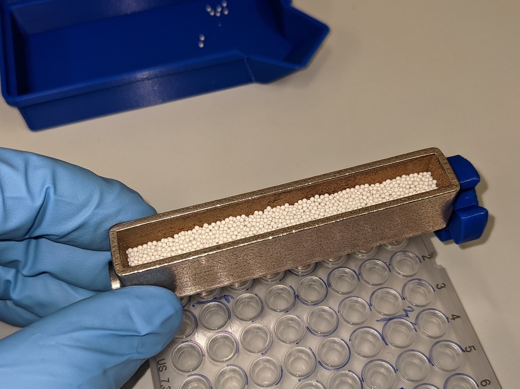 Lysis bead dispenser for 96 well format by SteveW91 | Download free STL ...