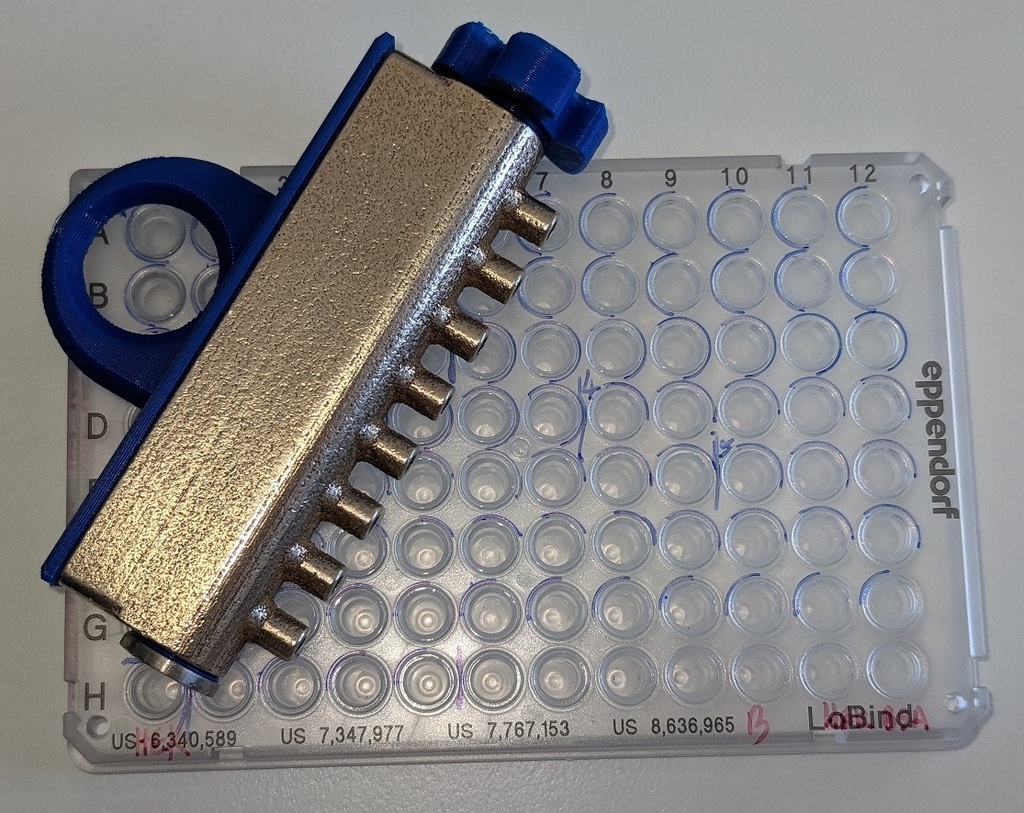 Lysis bead dispenser for 96 well format by SteveW91 | Download free STL ...