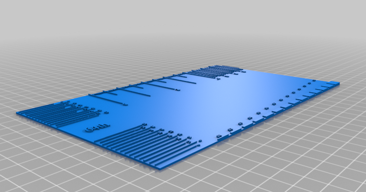 Guitar Action Gauge by SteveW91 | Download free STL model | Printables.com
