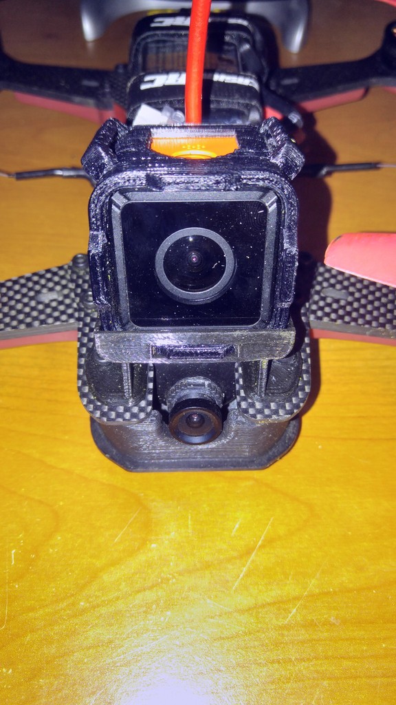 Runcam 3 Mount for Vortex 250 Pro by G999 | Download free STL model ...