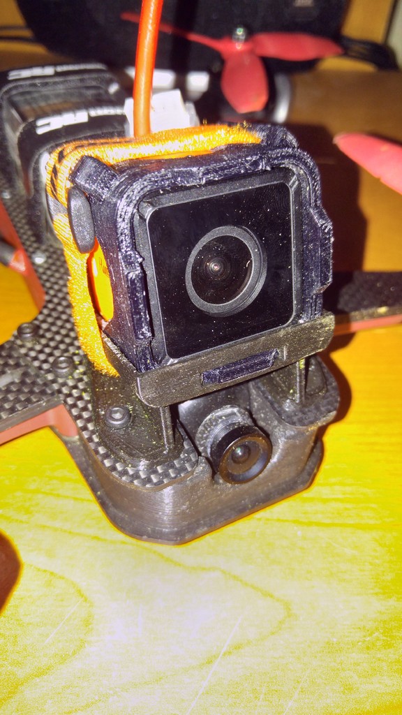 Runcam 3 Mount for Vortex 250 Pro by G999 | Download free STL model ...