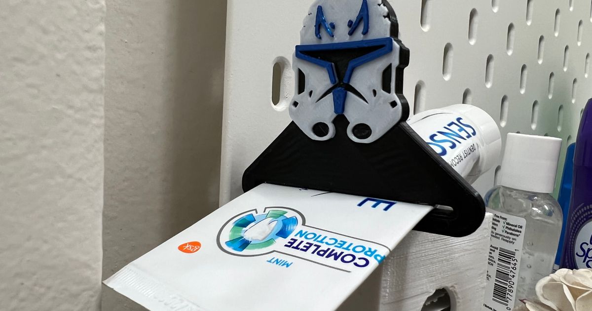 Captain Rex Toothpaste Squeezer by Brian.Kuo | Download free STL model ...