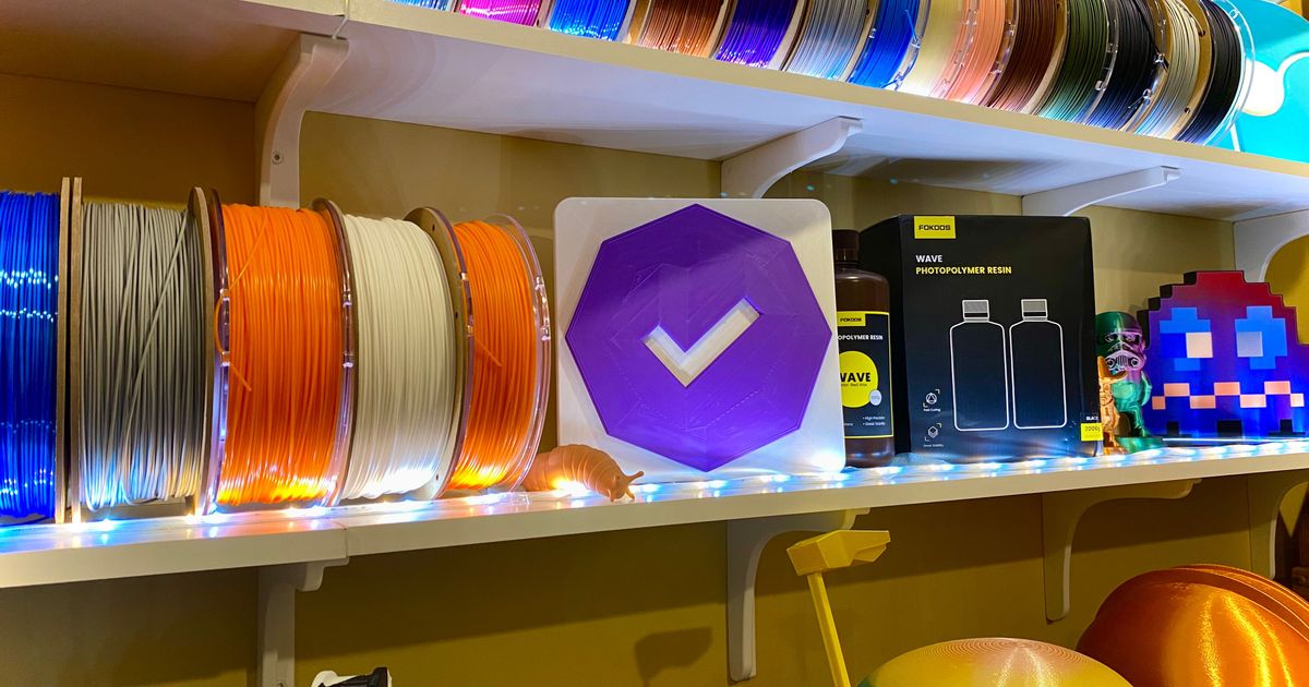 Twitch Partner / Verified Check by Loyal Moses | Download free STL ...