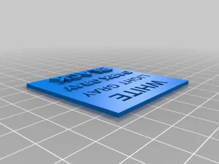 Lithophane Gradient Test (Brightness Test) by MotoRider42HC | Download ...
