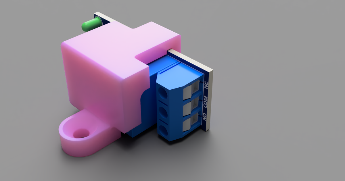 Single relay mount hw-307 by istevene | Download free STL model ...
