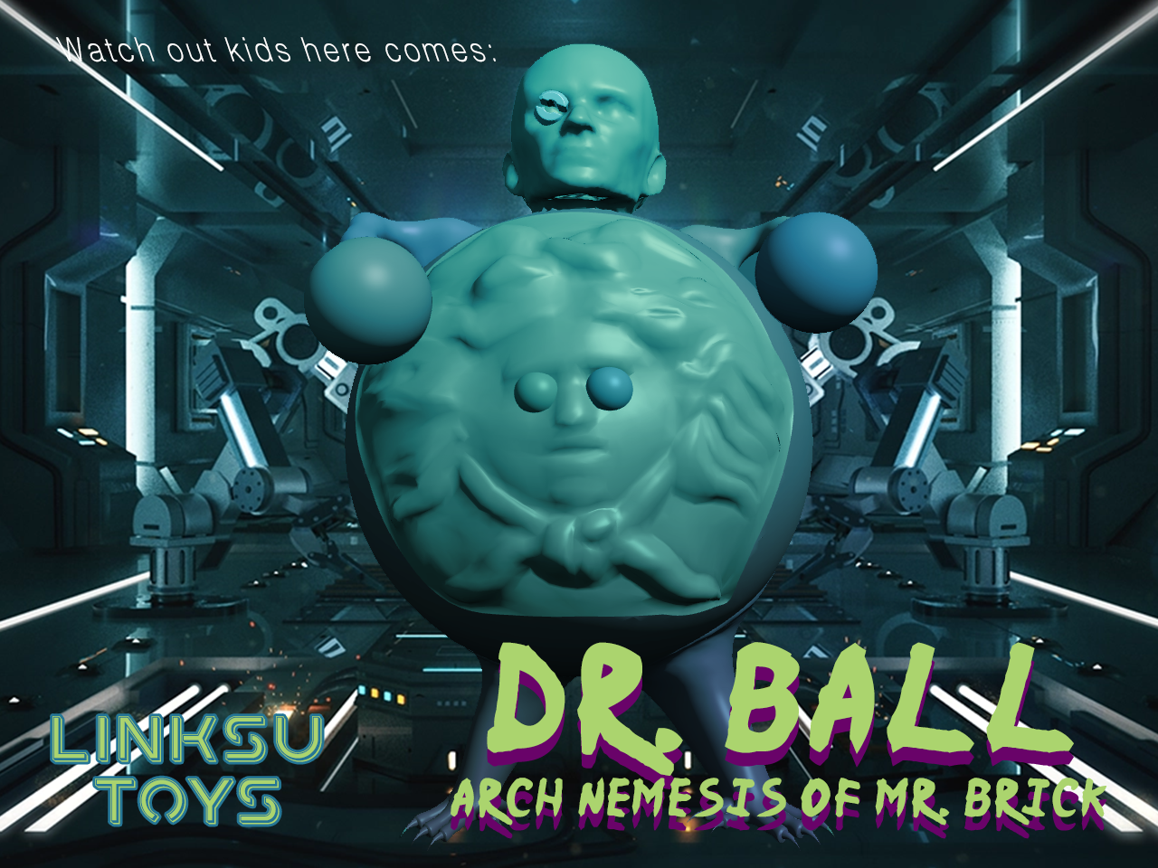 Here comes the Diabolical Dr. Ball by Linksu3D | Download free STL ...
