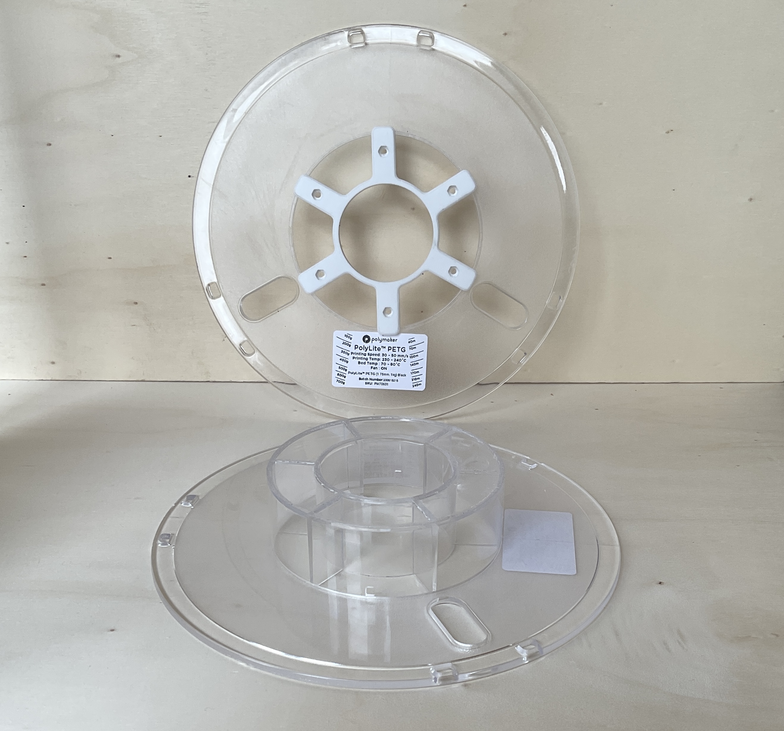 Small filament spool (⌀200 mm/ 40mm) - upcycling of Polymaker spool by ...