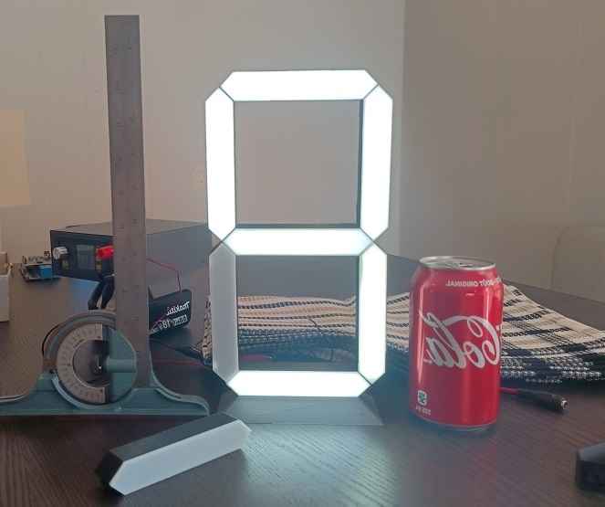 GIANT modular 7 Segment display by Rudager | Download free STL model ...