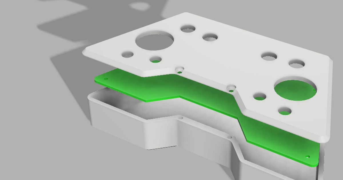 howtomechatronic diy rc transmitter box by Coryn | Download free STL ...