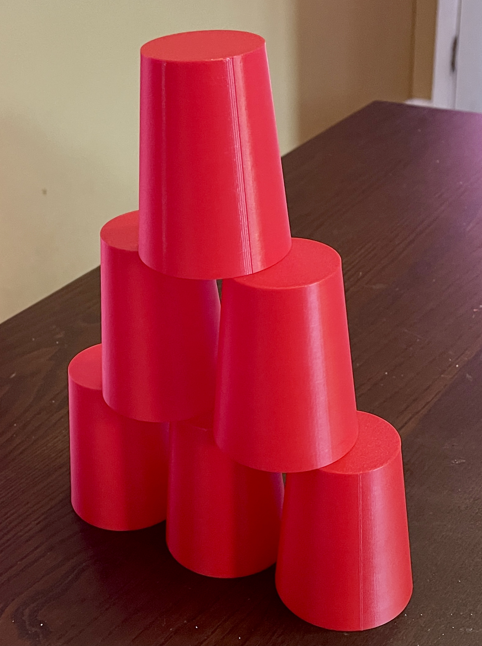 Stackable Cup Target by Carbonizer | Download free STL model ...