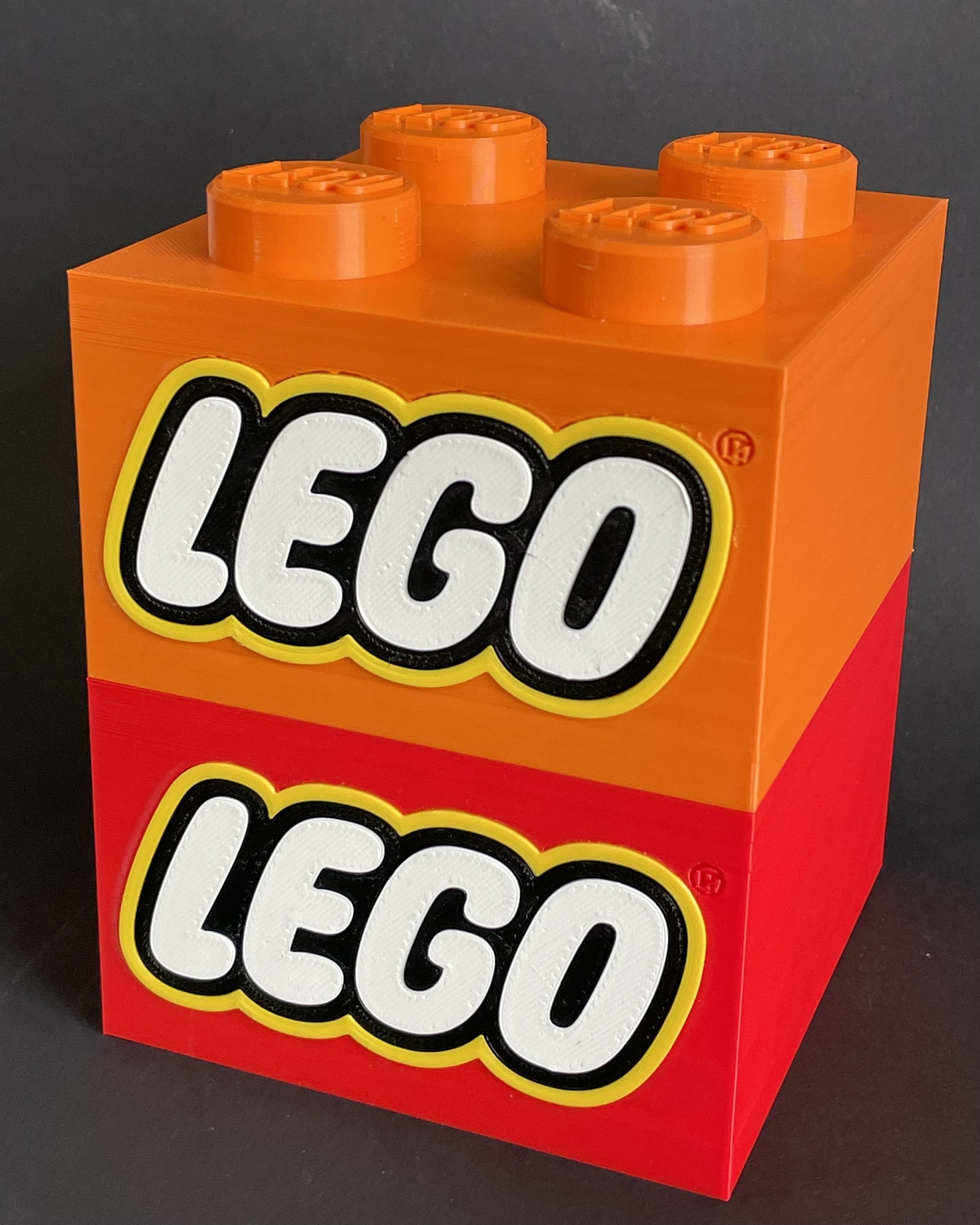 LEGO Brick wiht logo by fifo182 | Download free STL model | Printables.com