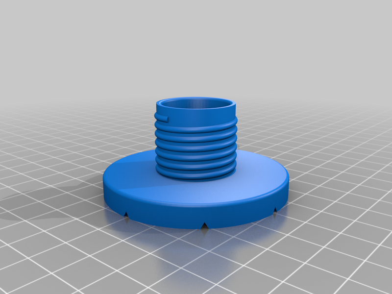Vacuum Wine Saver Cork Valve Adapter by b3n3d1k7 | Download free STL ...