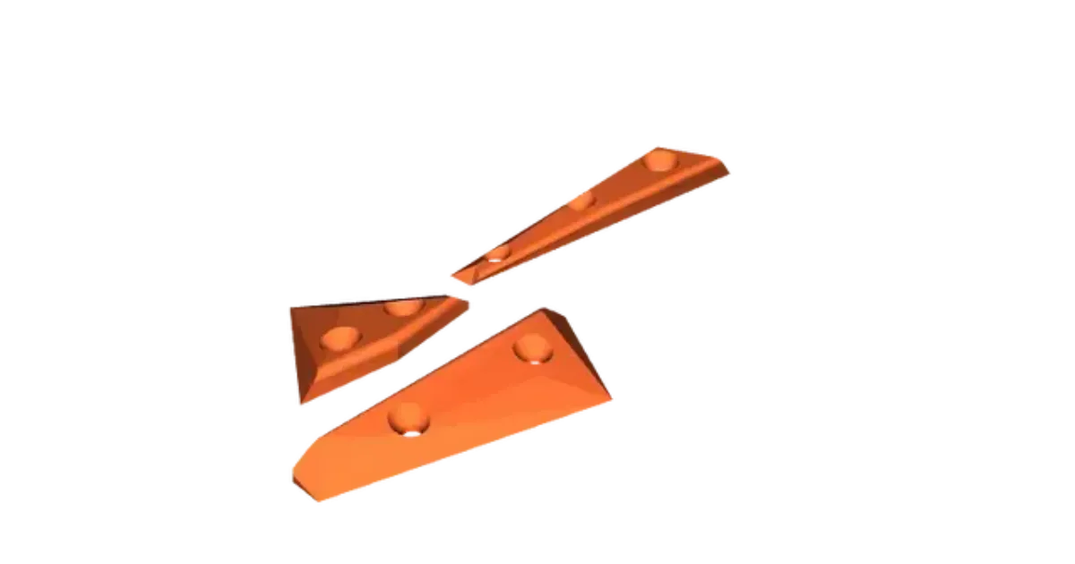 Nano shards - climbing holds by Giles Barton-Owen | Download free STL ...