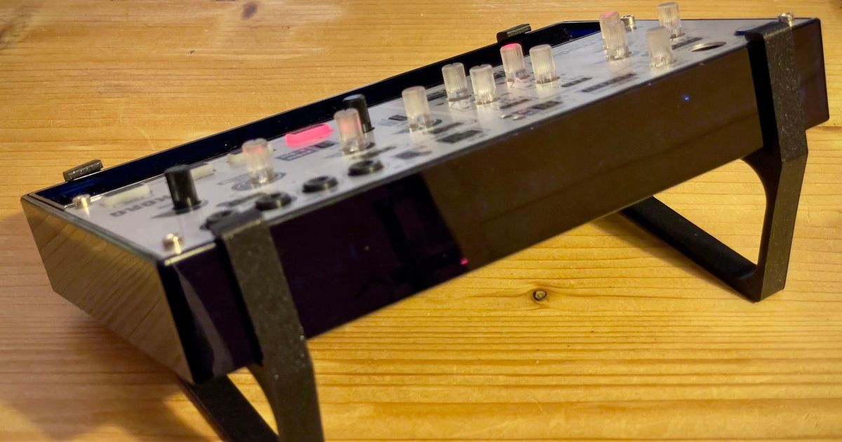 Korg Volca Simple Stand by Loiseau créatif | Download free STL model ...