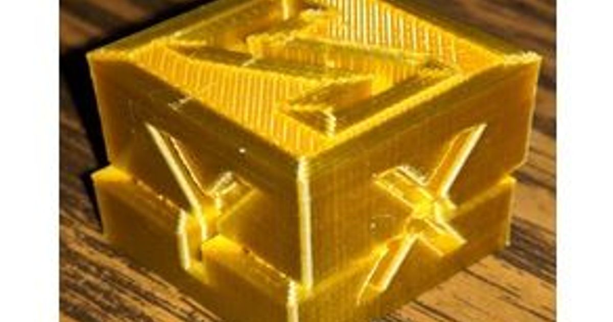 prank xyz calibration cube (joke) by override2231 | Download free STL ...