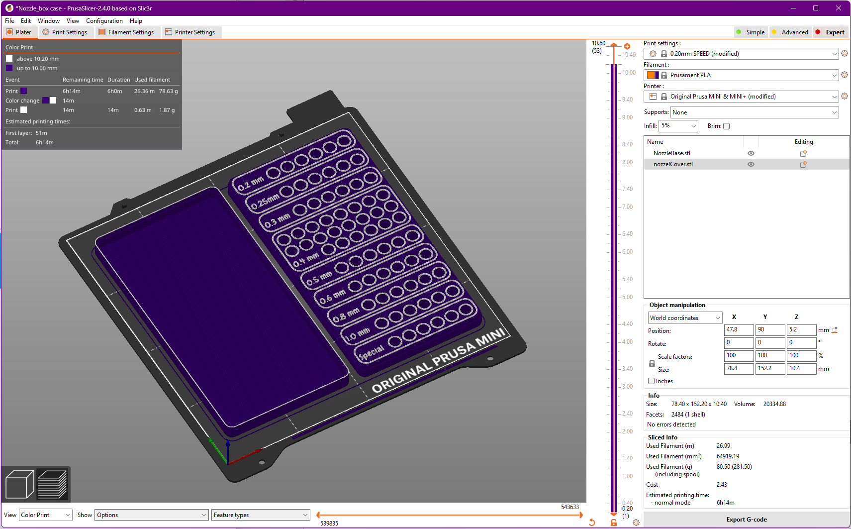 Nozzle Box Compact Edition by GAB 3D | Download free STL model ...