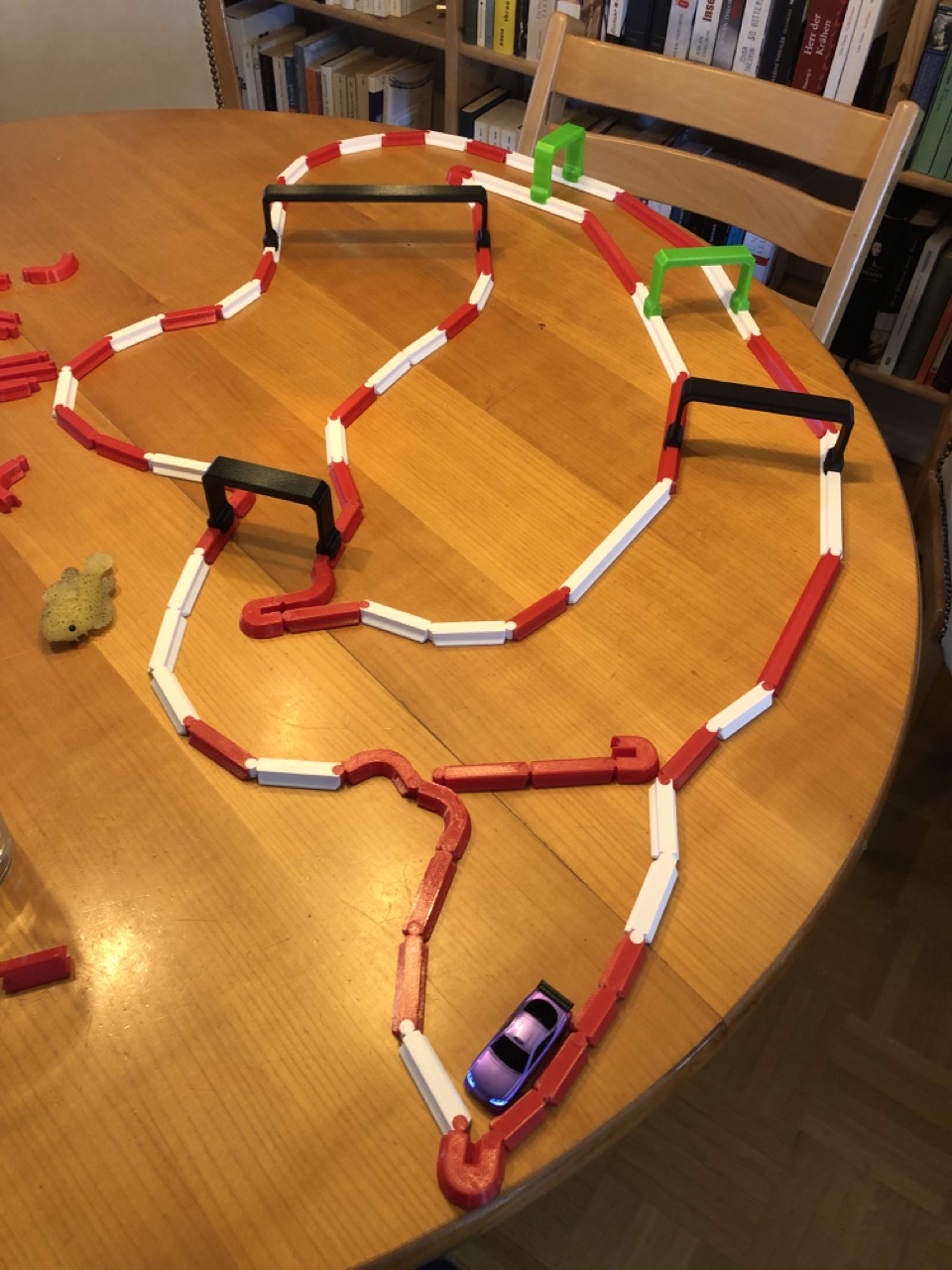 Bridge and track connector for Turbo Racing 1/76 RC race track by ...