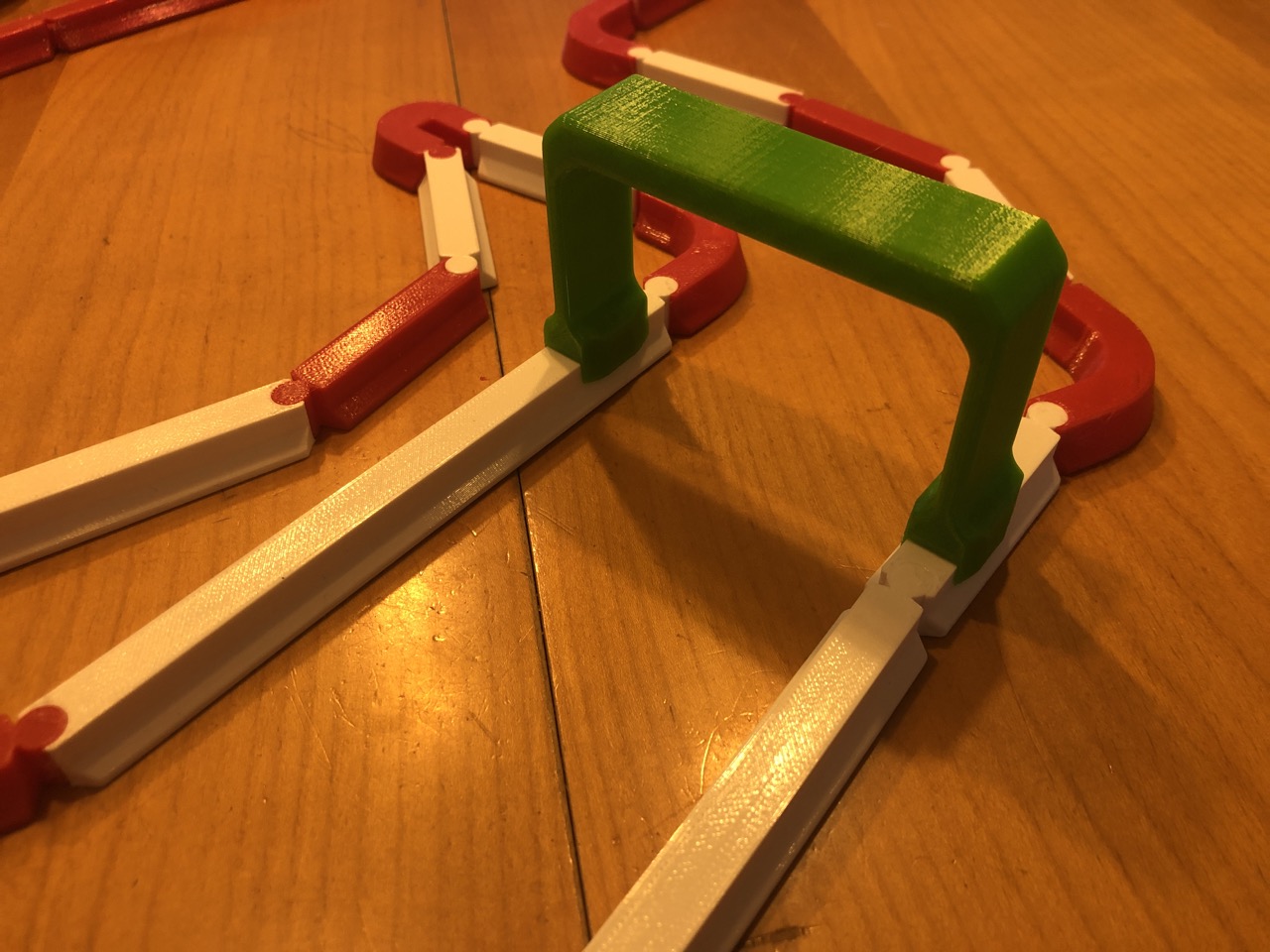 Bridge and track connector for Turbo Racing 1/76 RC race track by ...